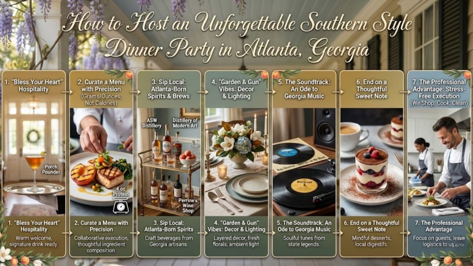 How to Host an Unforgettable Southern Style Dinner Party in Atlanta ...